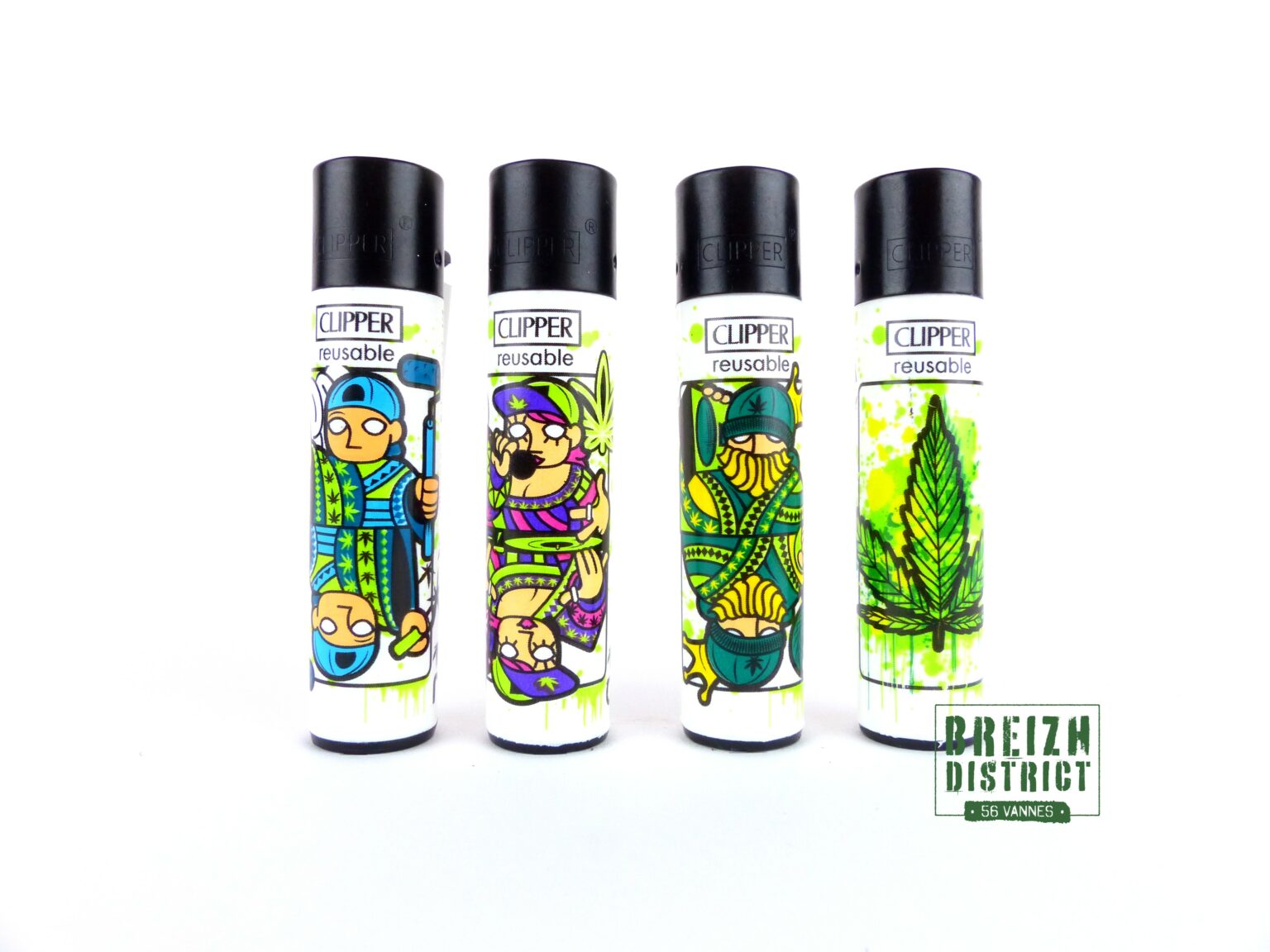 Briquets Clipper Poker Weed