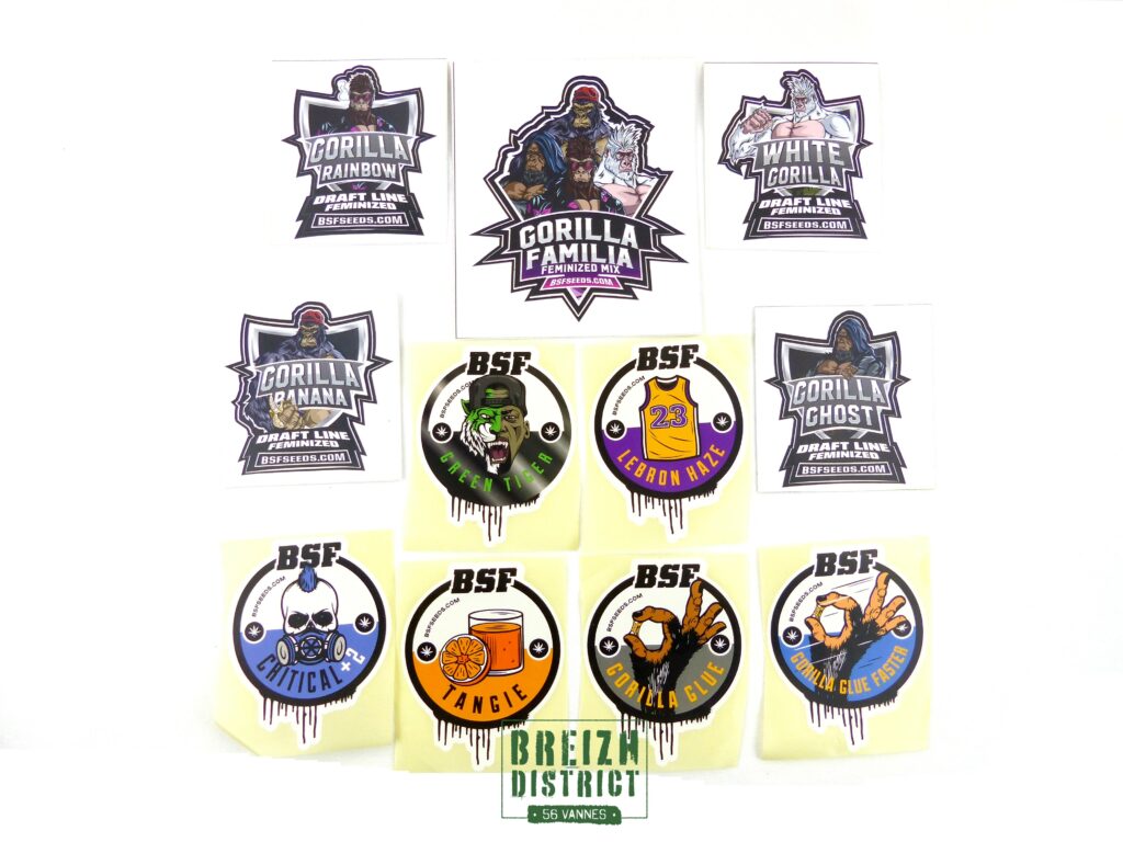 Lot de Stickers BSF SEEDS